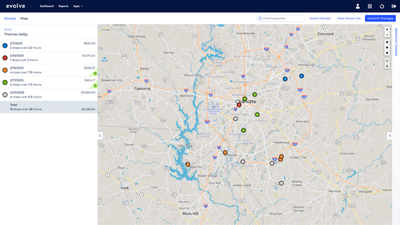 Field Service Route Optimization | Evolve